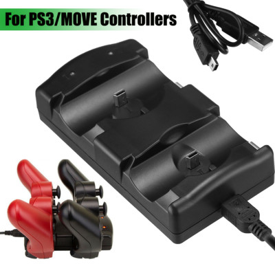 Dual Controller Charger Charging Dock Station Stand For PS3 / MOVE ...