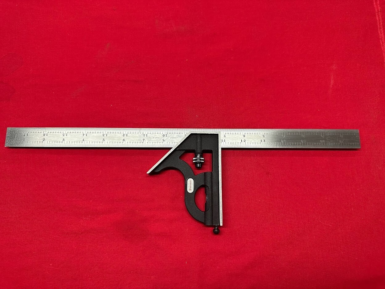 Starrett 11H-18-4R Combination Square with Square Head, 18" IN STOCK | eBay