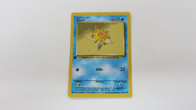 STARYU FRENCH BASE STARI 1ST EDITION 1999 POKEMON 65/102 COMMON GRADE ...