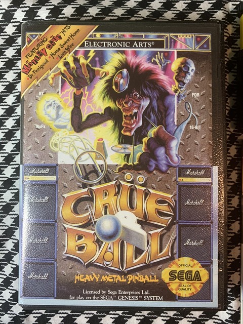 Crüe Ball: Heavy Metal Pinball (Sega Genesis, 1992) for sale online | eBay
