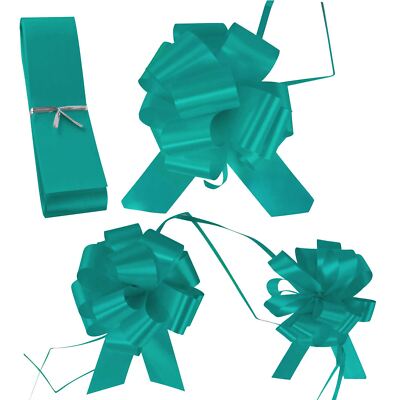 PP Pull Bows - Choose Quantity - 18mm, 30mm or 50mm Size - Teal | eBay UK