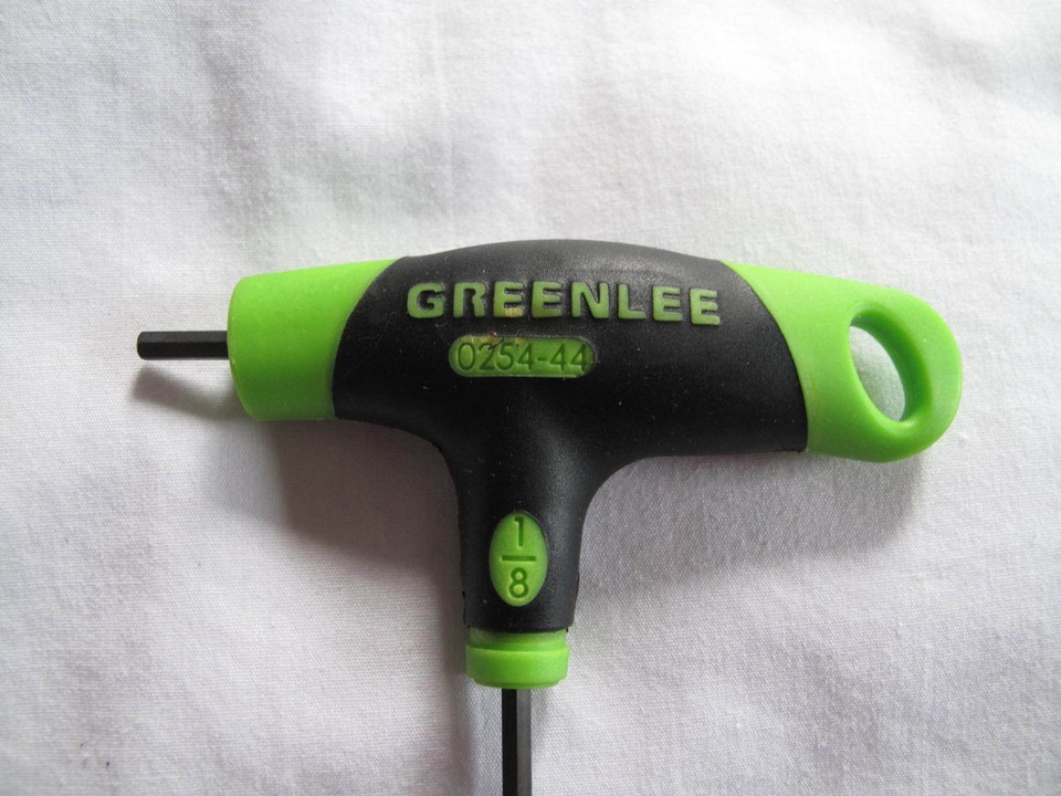 (1) New Greenlee 1/8" T-Handle Ball End Hex Key Wrench 0254-44 | eBay