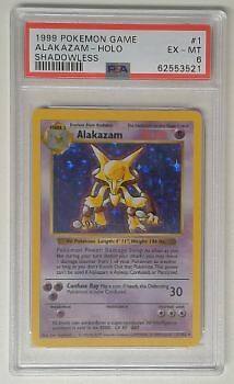 1x V0109: 1999 Alakazam - 1/102 - Holo - Base Set - Shadowless ...