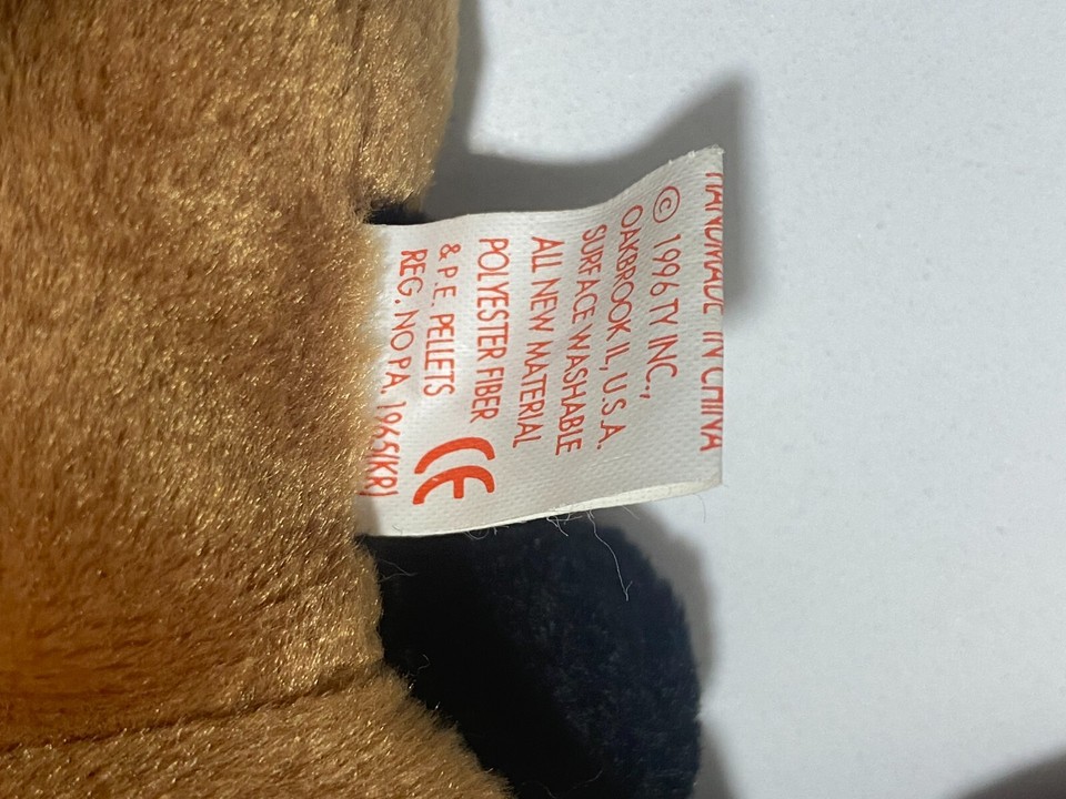 Ty Beanie Baby "Doby" the Doberman RARE with Errors 1996 | eBay