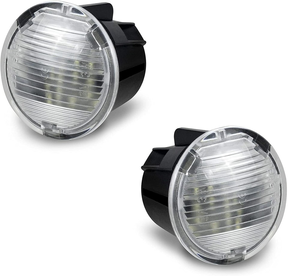 Chrome Crystal White Cargo Trunk Lift Gate LED Lights For 2006-10 Jeep ...