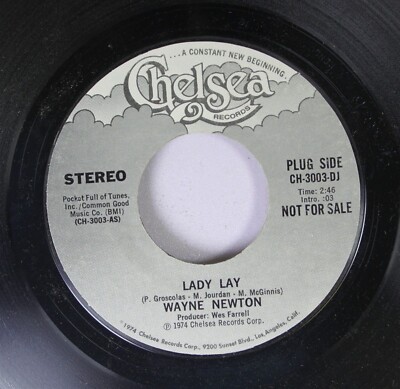 Pop Promo 45 Wayne Newton - Lady Lay / Lady Lay On Chelsea | eBay
