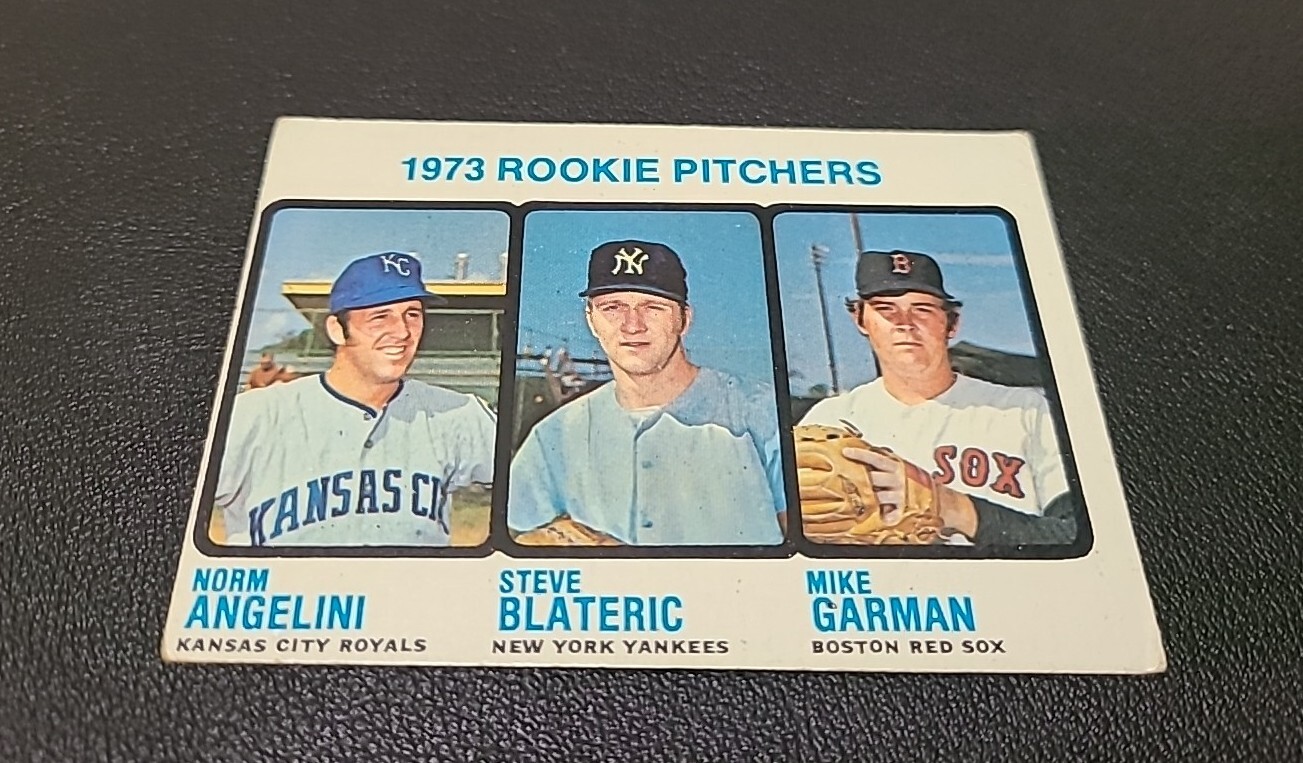 1973 Topps - High # #616 Mike Garman, Steve Blateric, Norm Angelini (RC ...