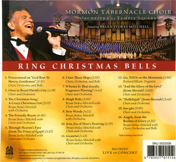 Ring Christmas Bells [Audio CD, 783027015126] Mormon Tabernacle Choir ...