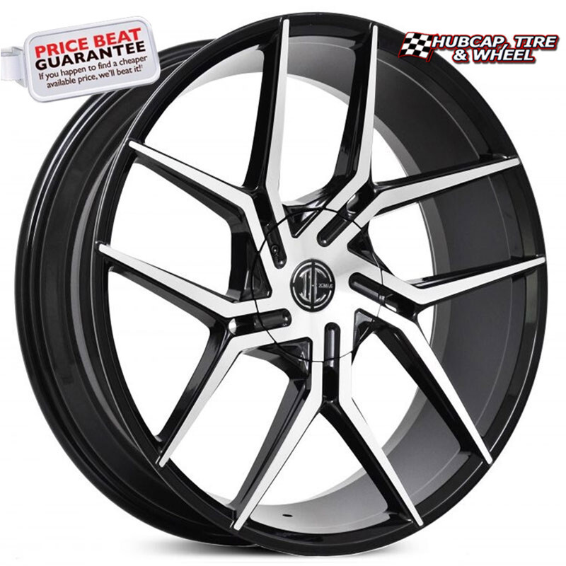 2Crave No.51 Black Machined - 20X8.5 - 5X110 Bolt Pattern, 35mm Offset ...