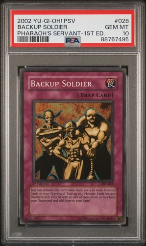 Yu-Gi-Oh! TCG Backup Soldier Pharaoh's Servant PSV-028 1st Edition ...