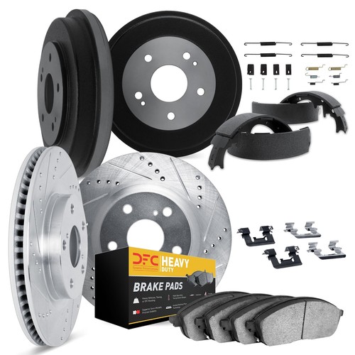 For Ford Ranger 95-97 Brake Kit DFC Drilled & Slotted Front & Rear ...