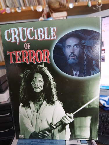 CRUCIBLE OF TERROR OOP R0 DVD IMAGE ENTERTAINMENT SNAPPER CASE- HORROR ...