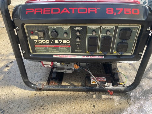 The PREDATOR® 8750W Starting, 7000W Running Generator (Pick Up Only) | eBay