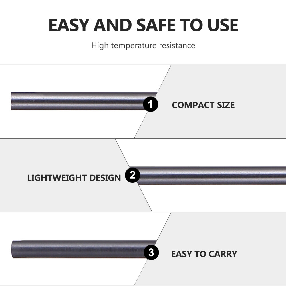 2 Pack Graphite Stirring Rod Mixing Refining Stick Rods Smelting ...