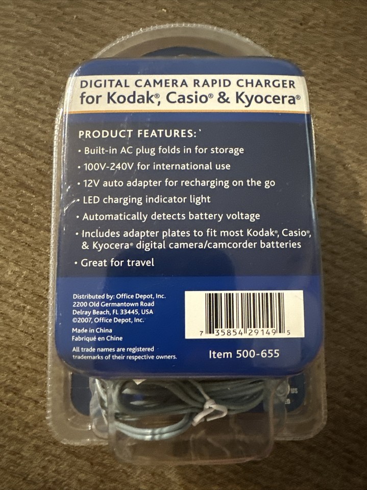 Ativa digital camera rapid charger Kodak Casio in Kyocera Brand New ...