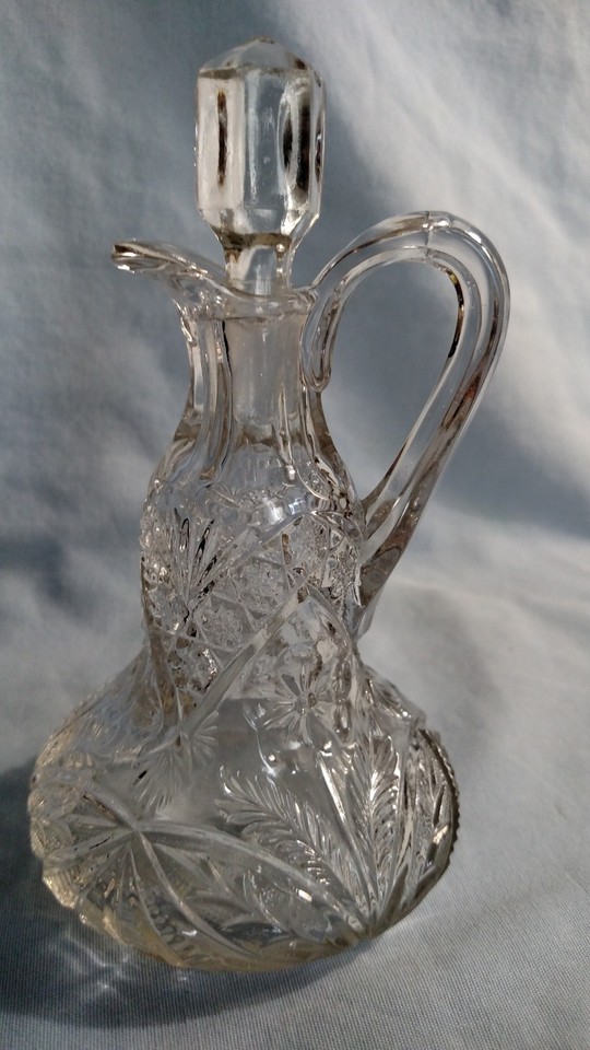 EAPG - Indiana Glass Gaelic Pattern Cruet with Stopper | eBay