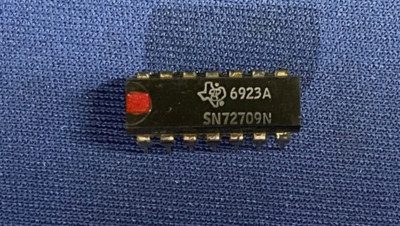 SN72709N TI 72709N LM709N 14-PIN DIP LM709 Vintage 1969 RARE ...