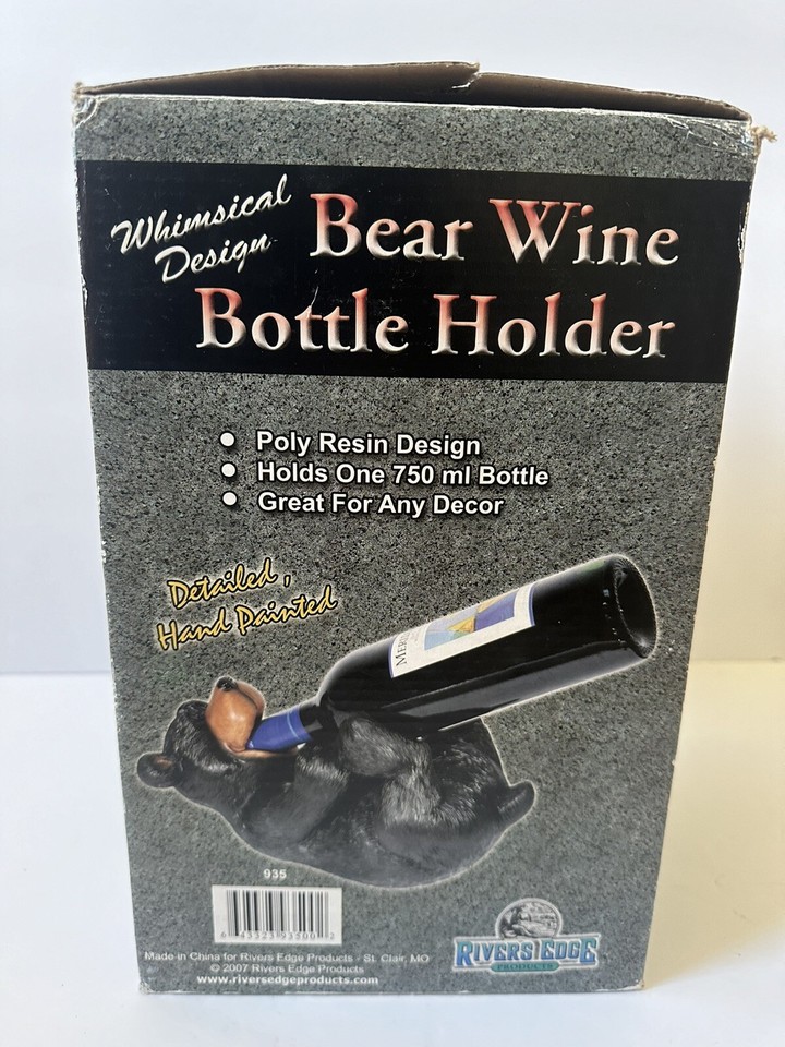 Riverside Products Bear Wine Bottle Holder | eBay