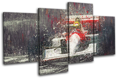 Abstract F1 Retro Formula One Sports MULTI TOILE murale ART Photo Print ...