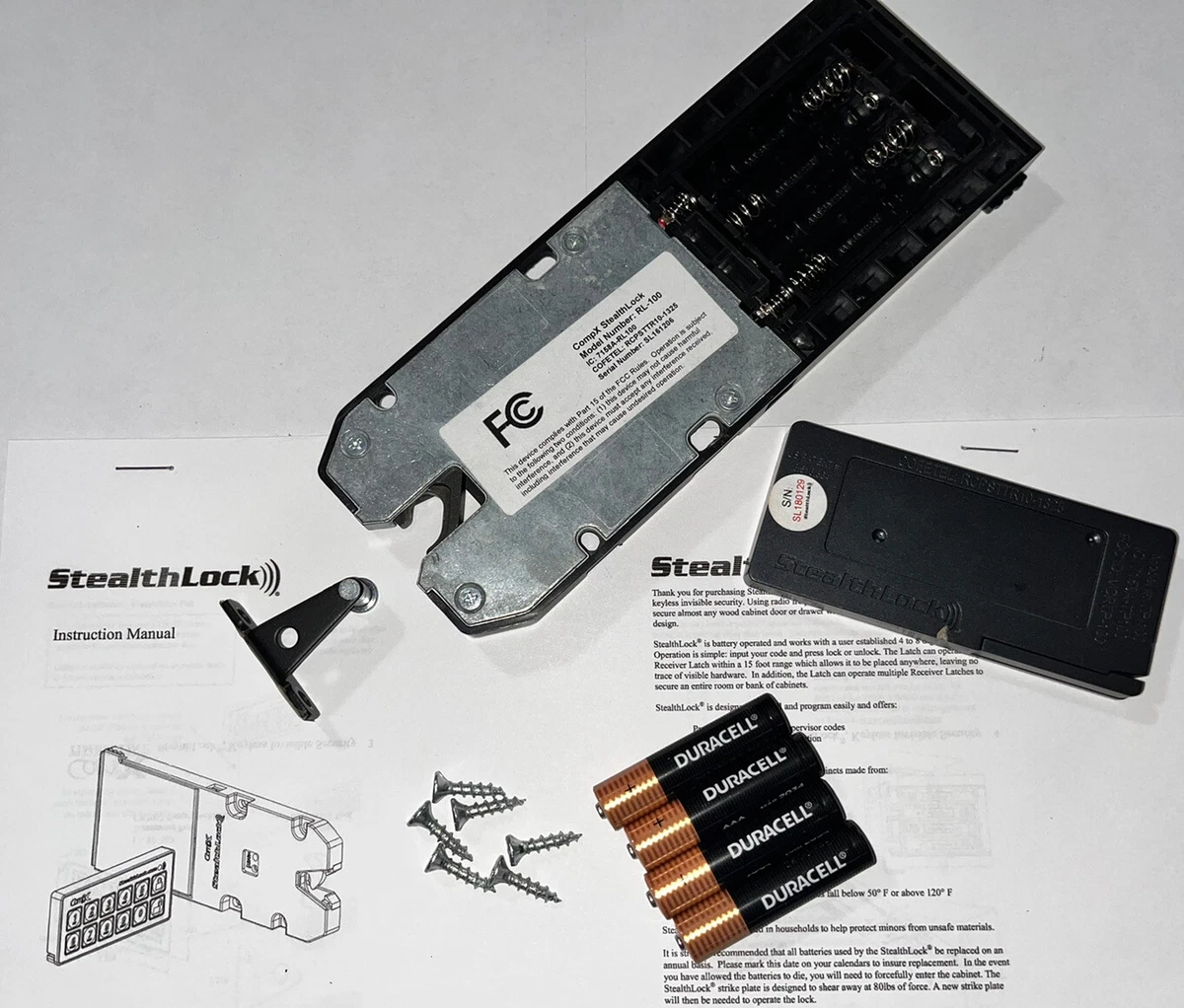 Stealthlock Keyless Cabinet Locking System Sl100 | Cabinets Matttroy