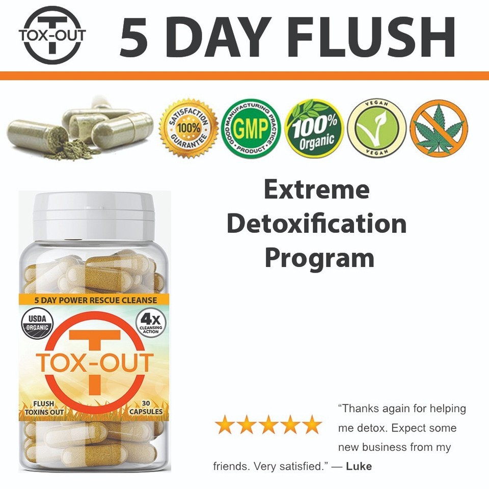 5 Day Body Detox Flush - Removes Toxins From The Body - THC Detox Kit ...