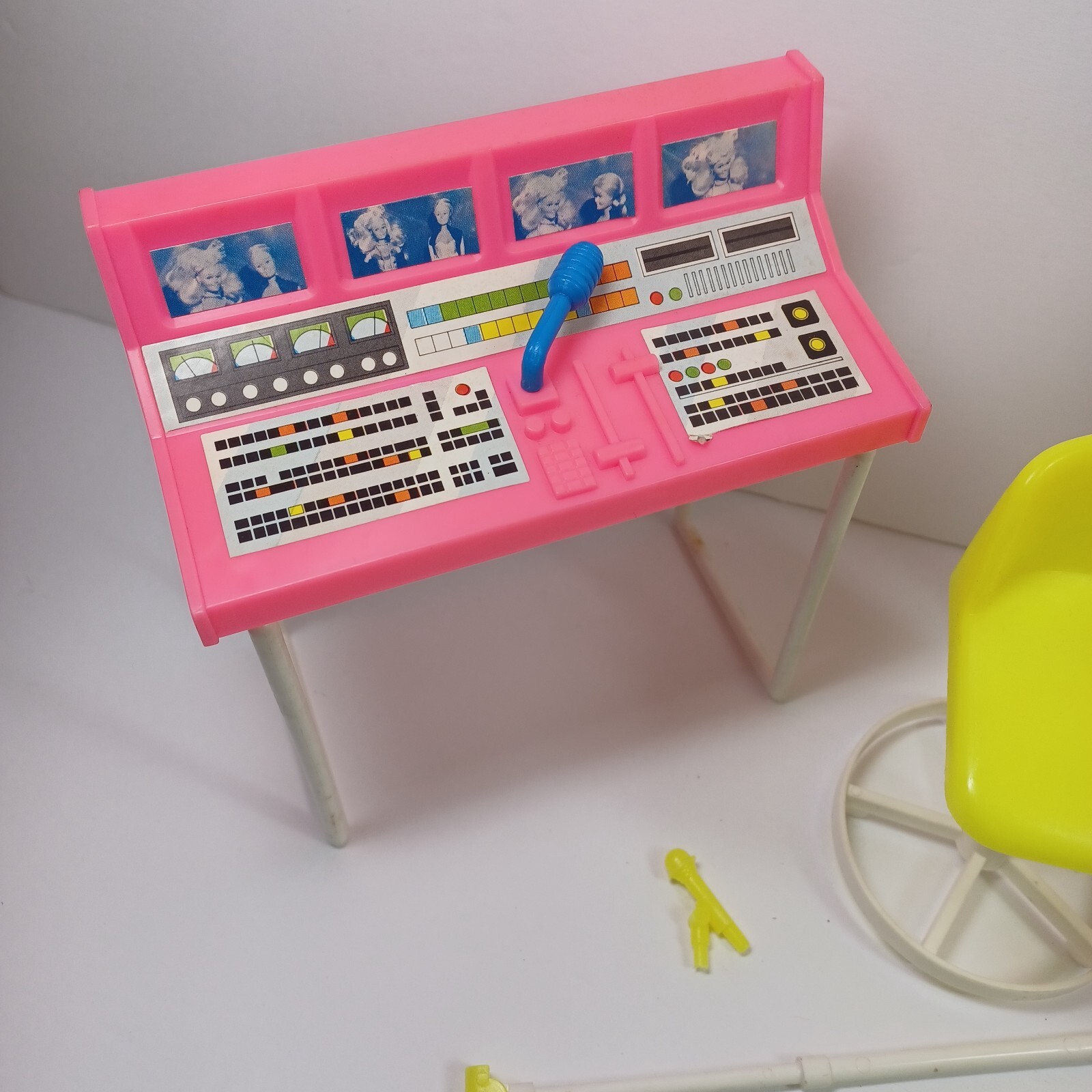 1986 Barbie Rockers Doll RECORDING STUDIO Playset Keyboard Mixer ...