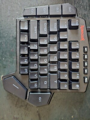 Red Dragon Gaming Essentials Diti One Handed Keyboard | eBay