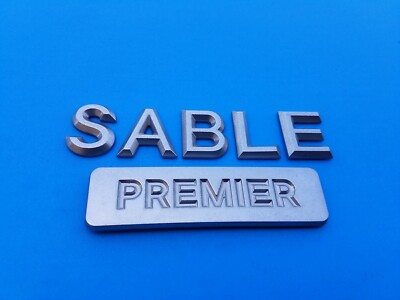 08 09 2008 2009 MERCURY SABLE PREMIER EMBLEM REAR LOGO BADGE SYMBOL SET ...