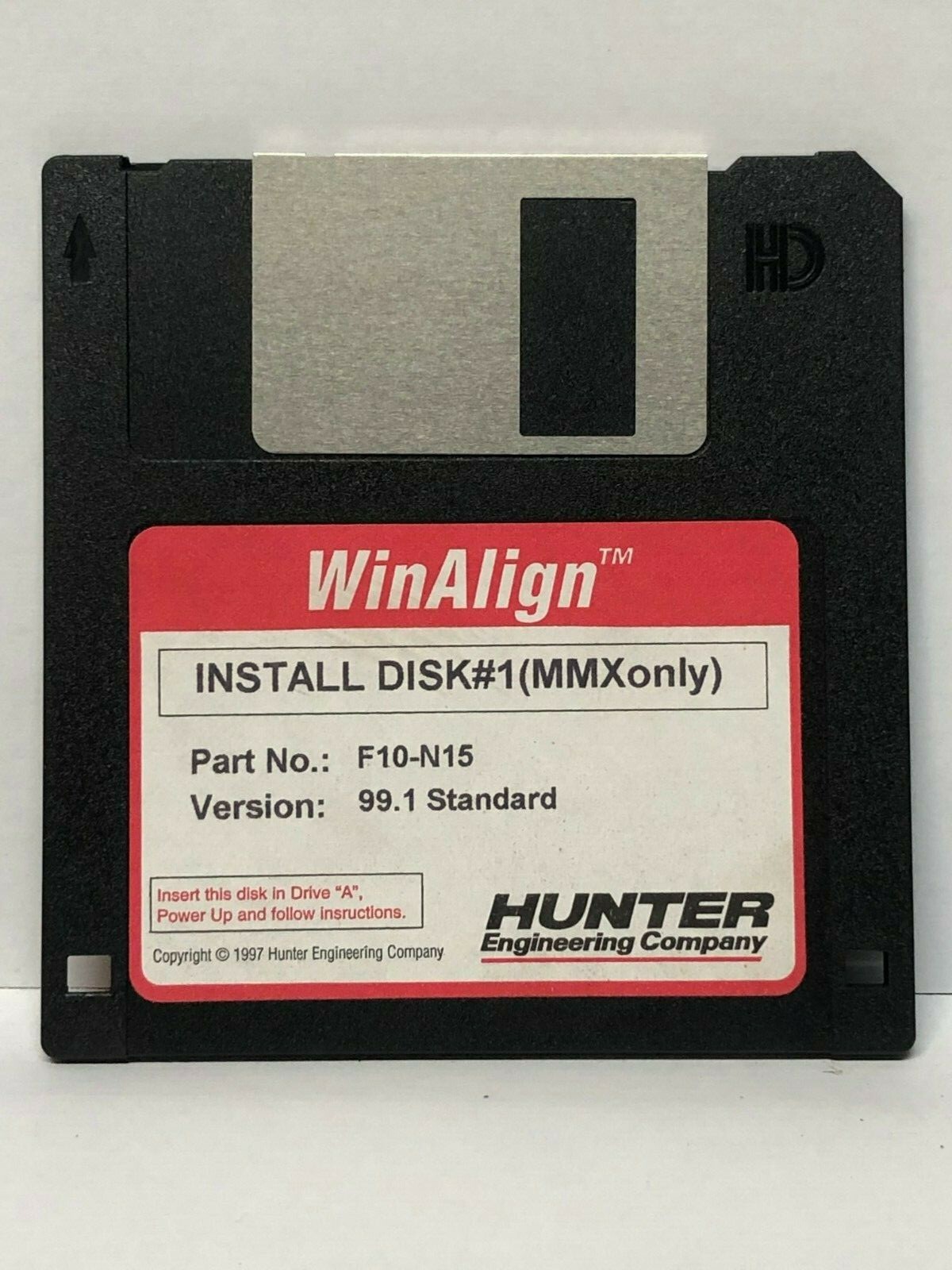 Hunter F10-N15 WinAlign Alignment Floppy Disk Software P-73 | eBay