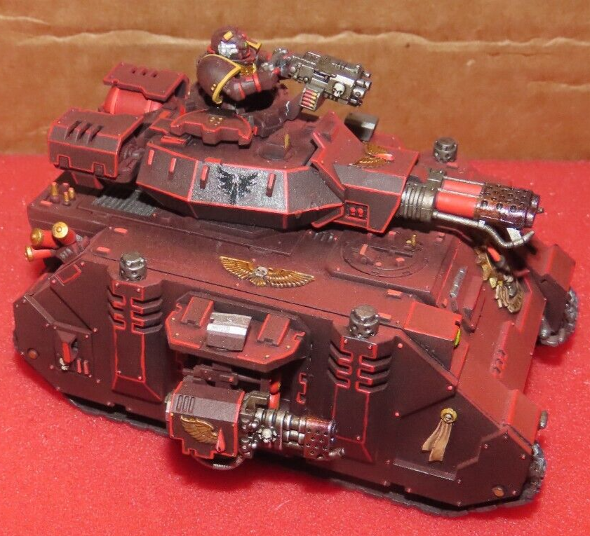 Games Workshop Warhammer 40k Blood Angels Baal Predator Tank Painted ...
