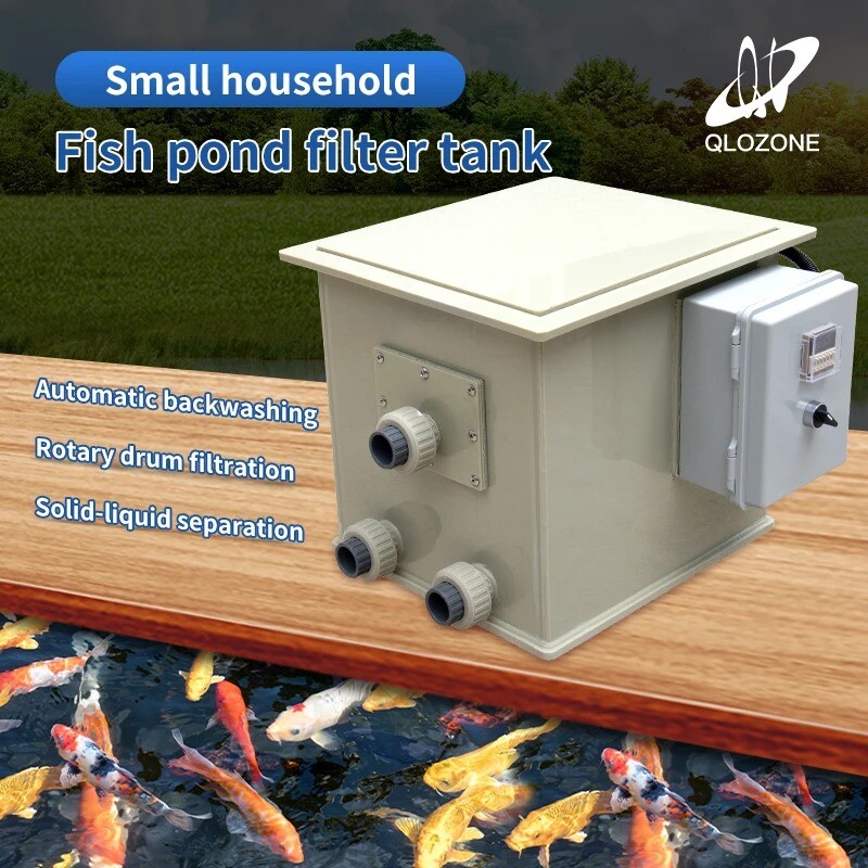 Automatic Flushing Fish Poo Circulating Water Outdoor Fish Pond Filter ...