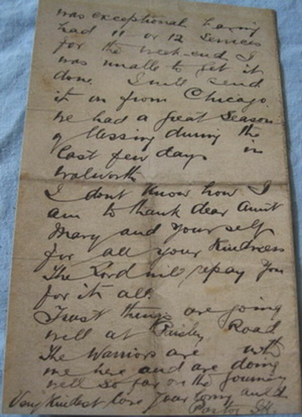White Star Line TITANIC Letter Wrote on Ship before Disaster Old Retro ...