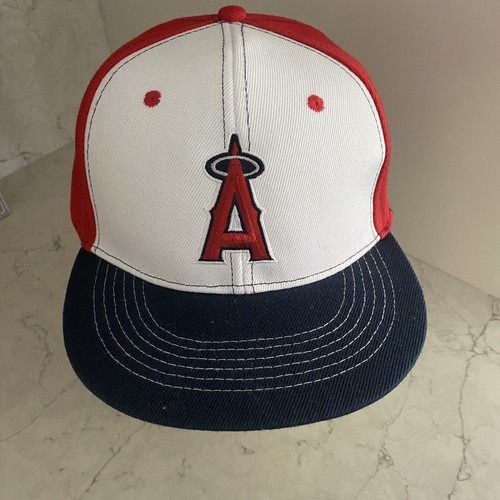 Angels MLB Baseball Hat Red White Blue American Flag Budweiser ...