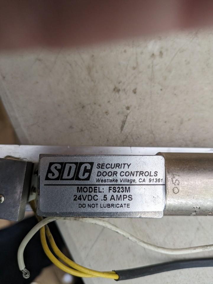Rare SDC Security Door Controls FS23M Dead Bolt Lock | eBay
