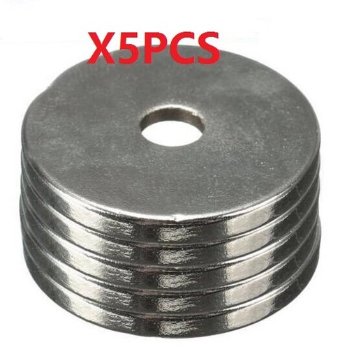 Strong N35 Round Neodymium Counter Sunk Magnets 25X3mm Hole5mm Rare ...
