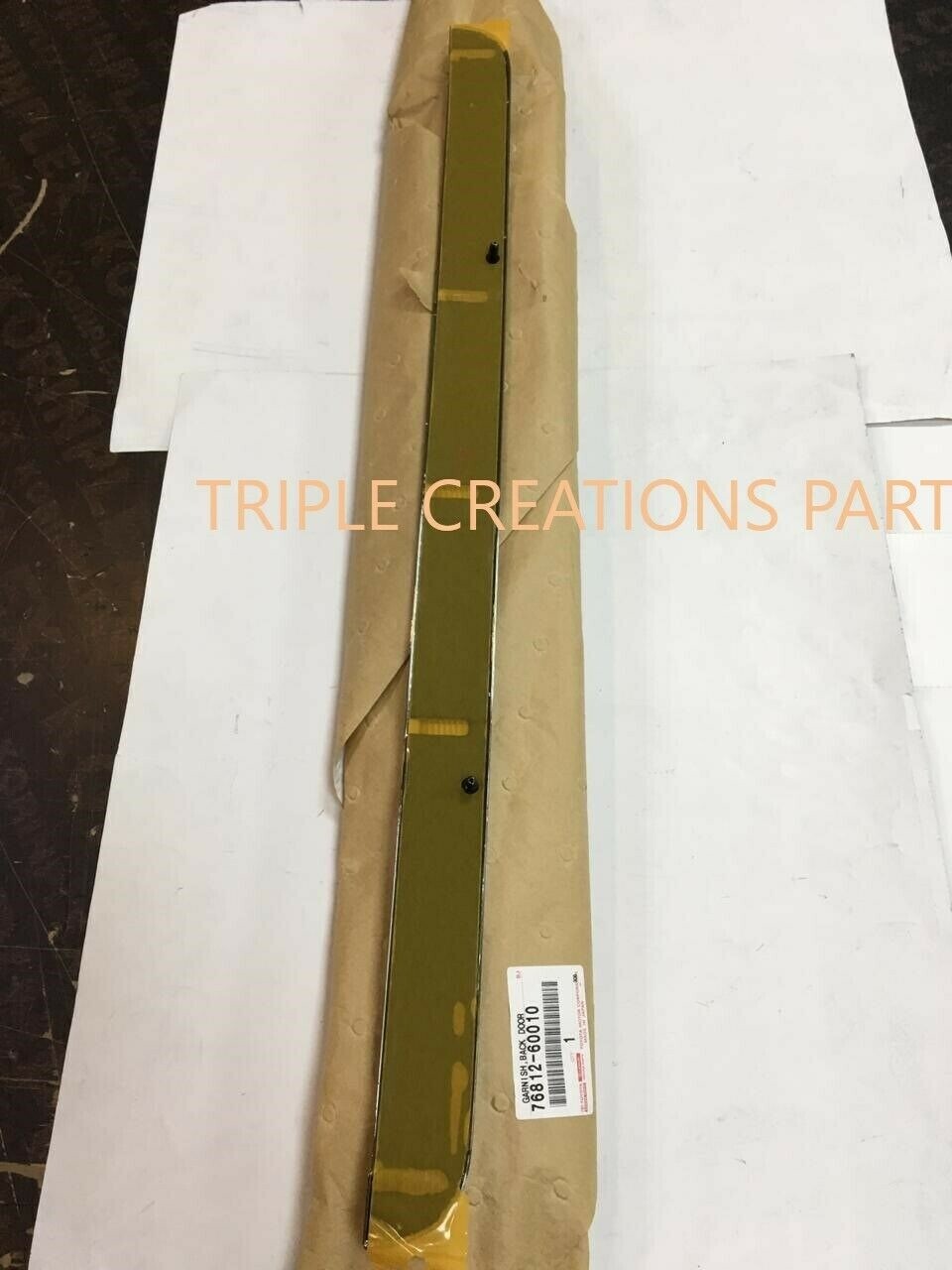 76812-60010 Genuine Toyota Garnish Back Door Outside 7681260010 OEM | eBay