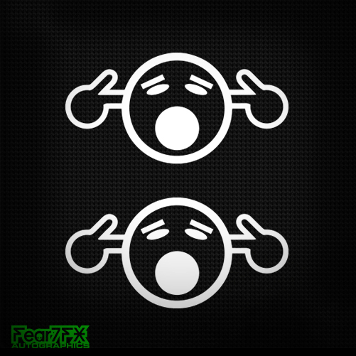 2x Too Loud Funny Car Sticker Decals For Window Bumper, Loud Bass ...