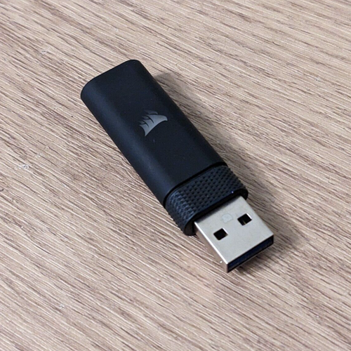 USB dongle ONLY Corsair HS80 RGB wireless gaming headset black receiver ...