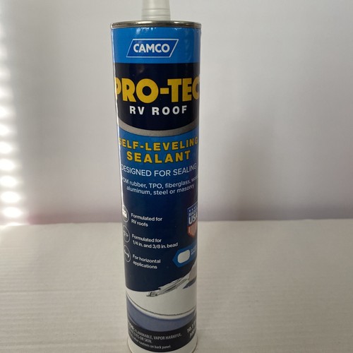 Camco 41464 Pro Tec Self-Leveling RV Roof Sealant - White 14717414647| eBay