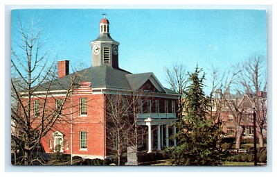 POSTCARD Talbot County Court House Easton Maryland Colonial Structure ...