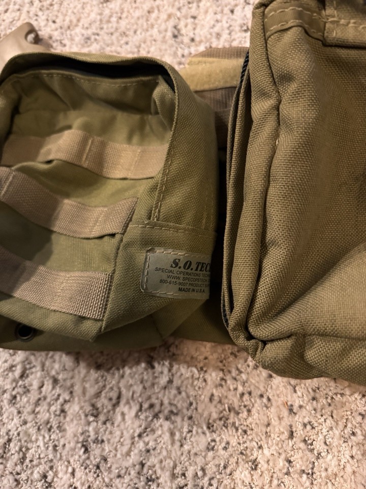 OLDGEN SOF SO Tech Chest Rig LBE Khaki Molle Military LBT Eagle CAG NSW ...