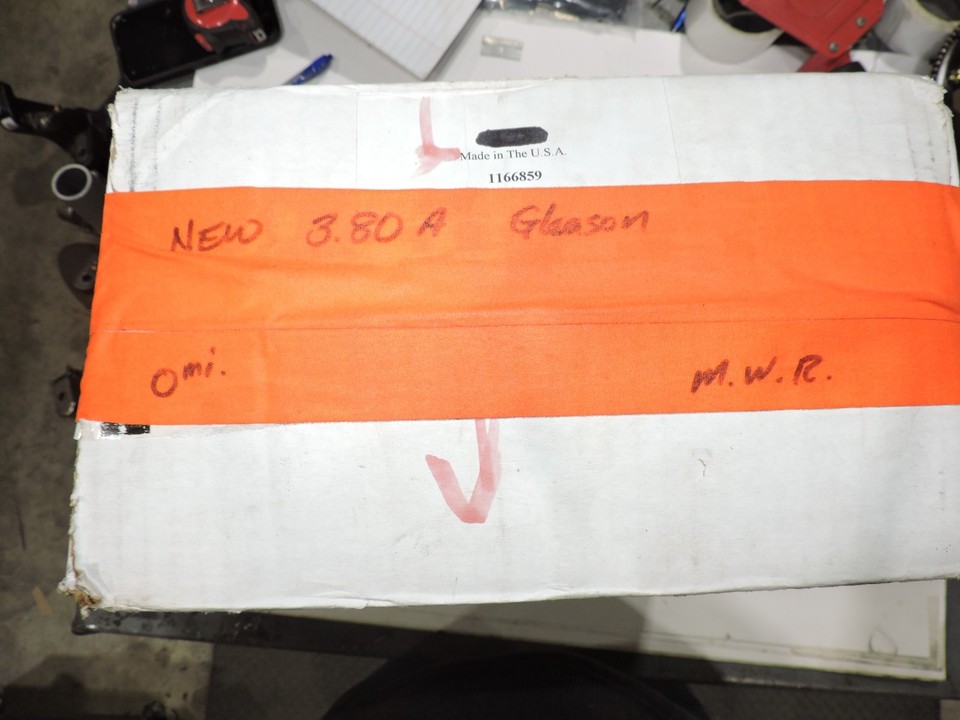 NEW Gleason brand 3.80 9-inch gear Ring & Pinion EDM / LW / REM NASCAR ...