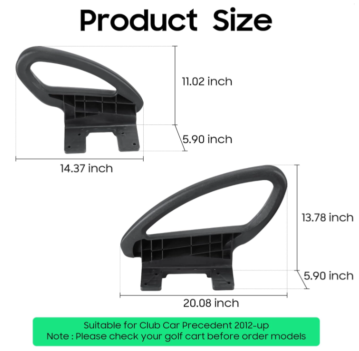 10L0L Golf Cart Arm Rest/Hip Restraint for Club Car Precedent 2012-up ...