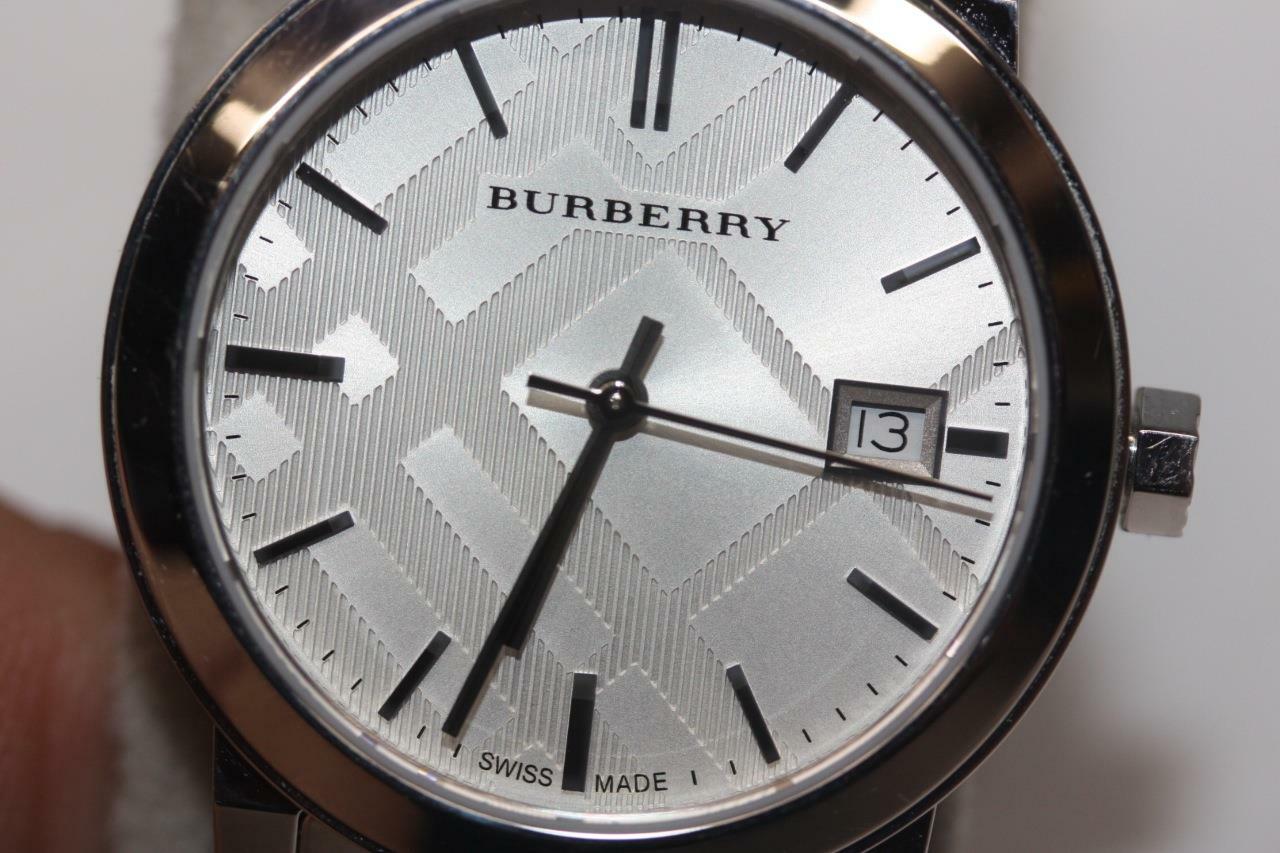 Women's Burberry Watch The City BU9144 Silver Dial Stainless Steel ...