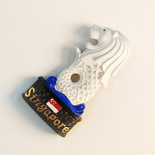 Singapore Merlion Park Tourist Gift Souvenir 3D Resin Refrigerator ...