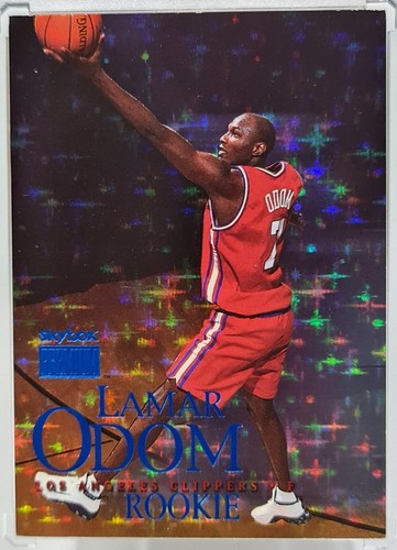 1999-00 SKYBOX PREMIUM LAMAR ODOM RC ROOKIE STAR RUBIES ACTION PHOTO ...