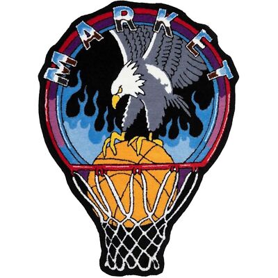 MARKET Dunking Eagle Rug Basketball Streetwear Carpet 4 x 5.5 Feet | eBay