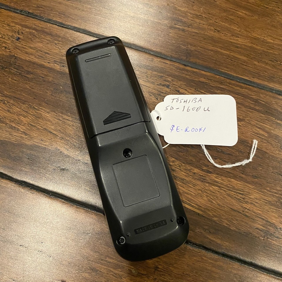 TOSHIBA SE-R0041 ORIGINAL DVD REMOTE CONTROL HAND UNIT FOR SD-1600U | eBay