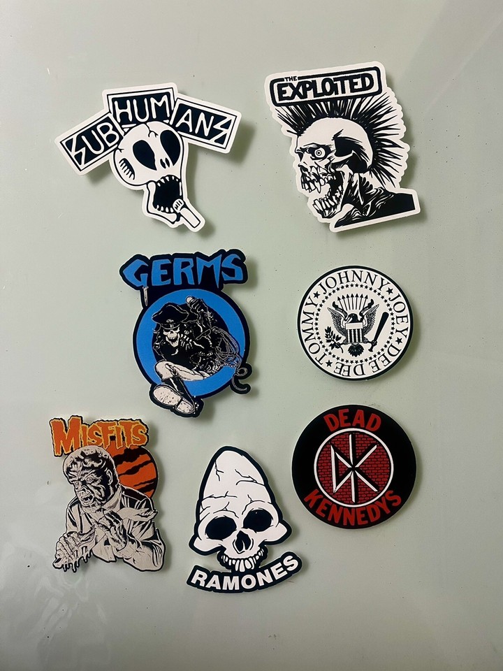 Punk Rock Sticker Pack - Misfits Minor Threat Social Distortion ...