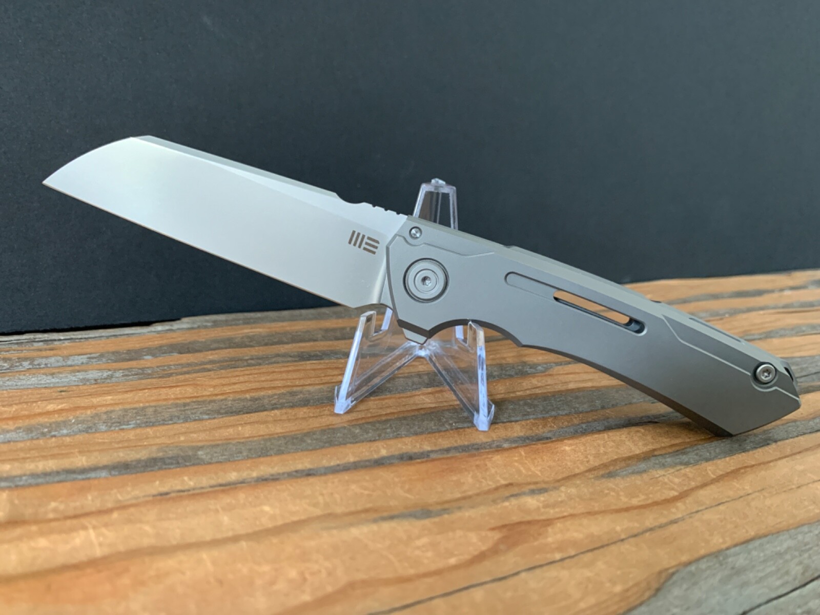 WE Knife 2003A, SNECX Mini Buster Flipper, 3.43" 20CV Blade, Ti Handle ...